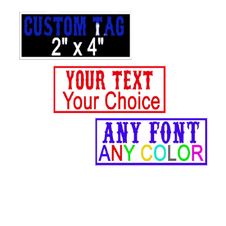 Custom Bar Rockers & Name Tag Embroidered Patches / Badges Archives ...