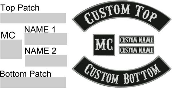 Rocker Patches Sets - Ace Patches